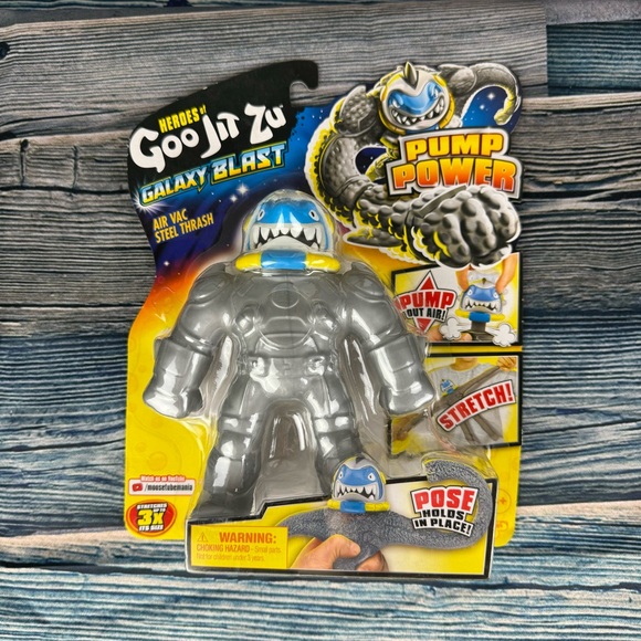 Toys | Heroes Of Goo Jit Zu Galaxy Blast S6 Vac Attack Steel Thrash ...